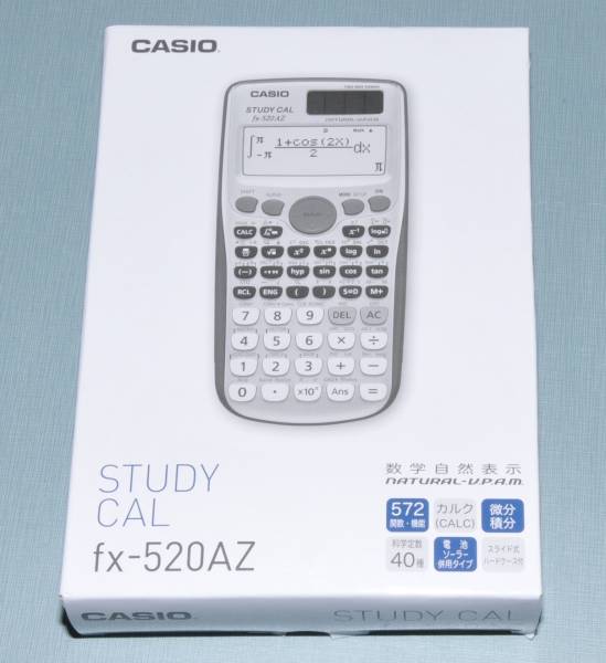 CASIOカシオ STUDY CAL fx-520AZ 関数電卓(カシオ)｜売買されたオークション情報、yahooの商品情報をアーカイブ公開 ...