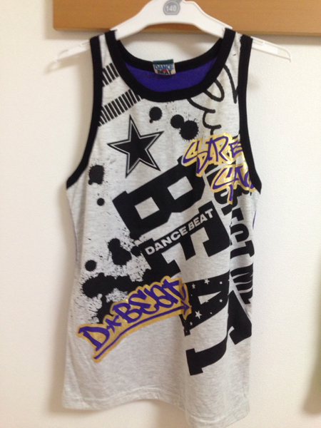 DANCE BEAT タンクトップ B/YG GR/P 140サイズ(140（135～144cm）)｜売買されたオークション情報、yahooの商品情報をアーカイブ公開 - オークファン ...