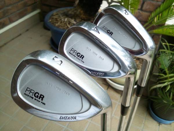 PRGR DATA801 FORGED M-46 118SPEC SW AW PW ウエッジ 3本(プロギア)｜売買されたオークション情報、yahooの商品情報をアーカイブ公開 ...
