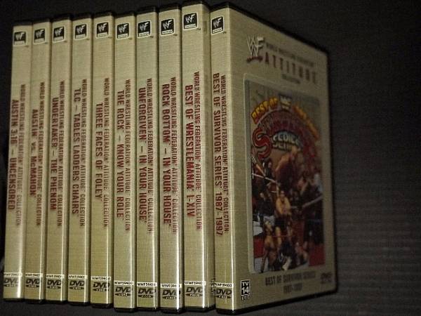 WWF WWE Attitude collection DVD 10本セット(プロレス)｜売買されたオークション情報、yahooの商品情報を ...