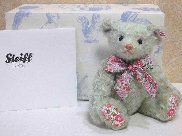 steiffシュタイフ/ 2015 リバティ フルール テディベア /完品(シュタイフ社)｜売買されたオークション情報、yahooの商品情報をアーカイブ公開 - オークファン（aucfan.com）