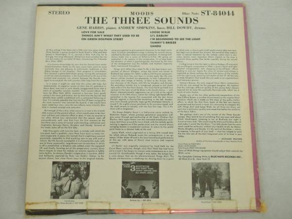 LPレコード盤 THE THREE SOUNDS Moods BLUE NOTE ST-84044(ジャズ一般)｜売買されたオークション情報 ...