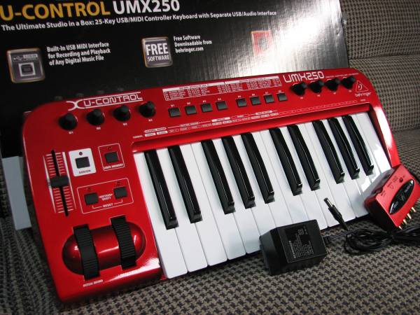 BEHRINGER U-CONTROL UMX250 + ACアダプタ(MIDIキーボード、コントローラー)｜売買されたオークション情報、yahooの商品情報をアーカイブ公開 - オークファン ...