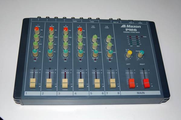 Maxon / PM6 PERSONAL STEREO MIXER 完動品 ③(ミキサー)｜売買されたオークション情報、yahooの商品情報を ...