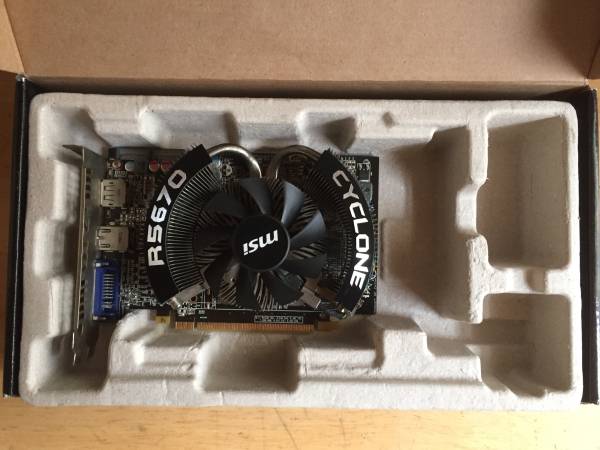 グラフィックボード msi R5670 Cyclne 1G(その他)｜売買されたオークション情報、yahooの商品情報をアーカイブ公開 ...