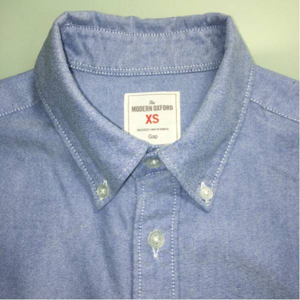 GAP オックスフォードシャツ 青 XS(長袖シャツ)｜売買されたオークション情報、yahooの商品情報をアーカイブ公開 - オークファン ...