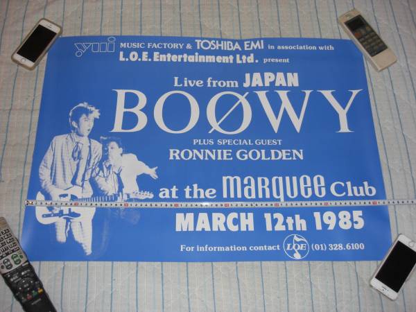 BOOWY LONDON MARQUEE CLUB 1985.2 非売品ポスター(ミュージシャン)｜売買されたオークション情報、yahooの商品情報をアーカイブ公開 - オークファン ...