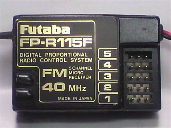 フタバ 5ch受信機 FPR－R115F 40MHz(受信機)｜売買されたオークション情報、yahooの商品情報をアーカイブ公開 ...