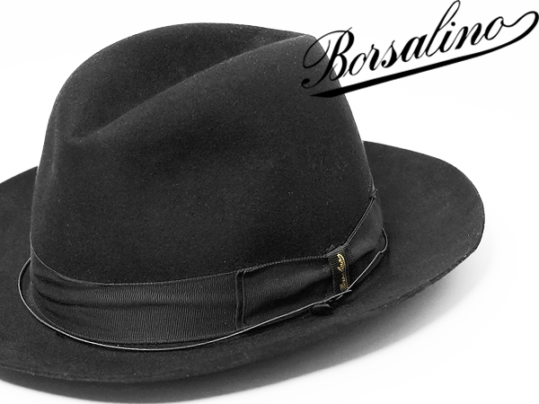 12万 Borsalino ボルサリーノピーバーフェルトハット61(テンガロンハット、ウエスタンハット)｜売買されたオークション情報、yahooの商品情報をアーカイブ公開 - オークファン ...