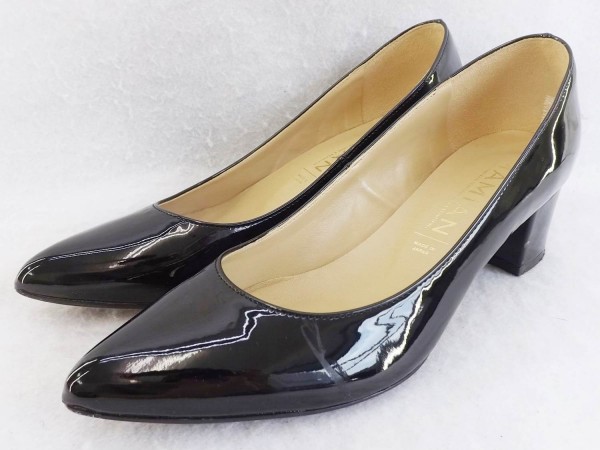MAMIAN エナメル シンプル パンプス 23.5 黒 46236(ブラック系)｜売買されたオークション情報、yahooの商品情報を ...