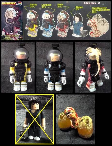 KUBRICK ALIEN series.2 キューブリック エイリアン シリーズ2 Dallas Lambert Kane ...