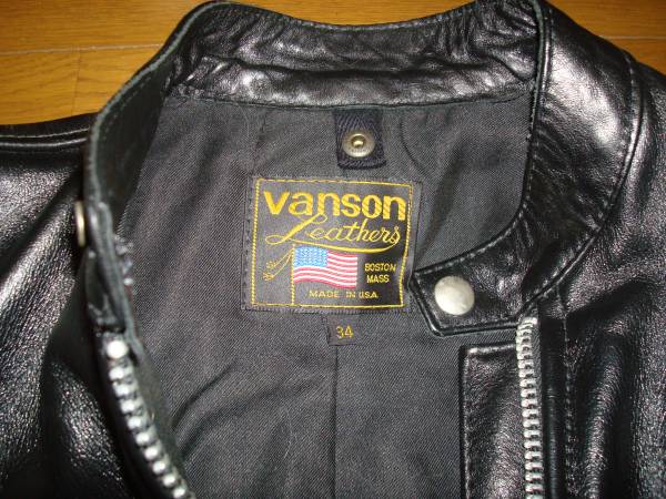 バンソン VANSON COMT 34(ライダースジャケット)｜売買されたオークション情報、yahooの商品情報をアーカイブ公開 - オークファン（aucfan.com）