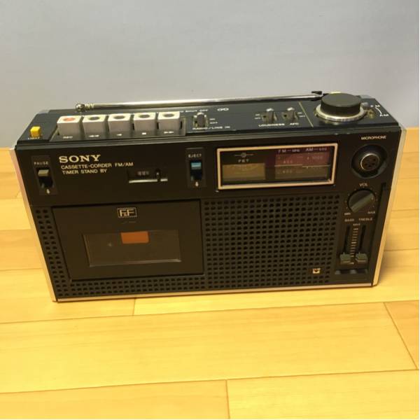 3060091 SONY CF-1900 CASSETTE-CORDER 2 BANDS ラジカセ ジャンク(ソニー)｜売買されたオークション ...