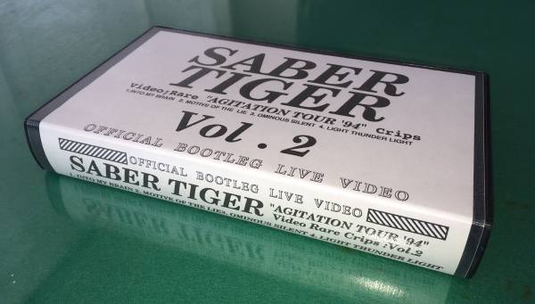 激レア SABER TIGER ”AGITATION TOUR '94” Video Rare Crips:Voi.2 VHS(インディーズ ...