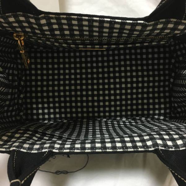 2017SS 新作 直営店購入 PRADA プラダ CANAPA カナパミニ2WAYキャンバスとーとバッグ ブラック 1BG439 品(トートバッグ)｜売買されたオークション情報、yahooの ...