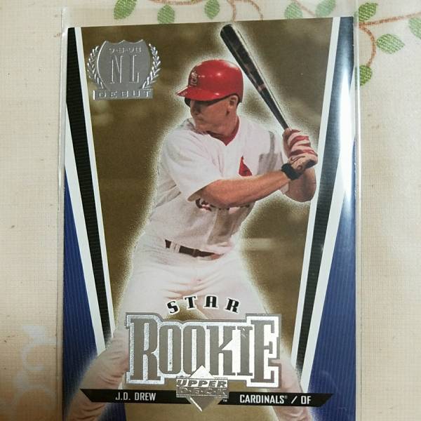 J.D.Drew MLB/#10/UPPER DECK/1998/NL DEBUT/STAR ROOKIE(1996年)｜売買されたオークション情報、yahooの商品情報をアーカイブ公開 ...