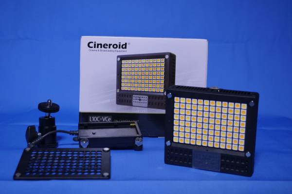 シネロイド cineroid L10C-VCe LED ライト 照明 バッテリーライト バッテラ 色温度調節可(定常光)｜売買された ...