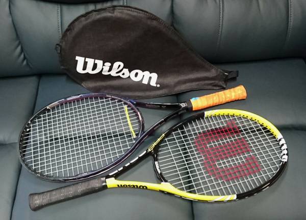 Wilson ウィルソン Pro Comp プロコンプ 硬式 テニスラケット 4 1/4 2 オマケ もう1本の2本セット(ウィルソン)｜売買 ...