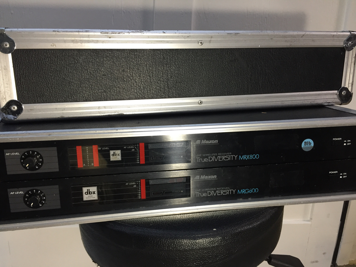 Maxon MRX800 MRG800 B帯 ワイヤレス SM58ヘッド EV 565ヘッド おまけ2Uケース おまけベルトパック ピンマイク ...