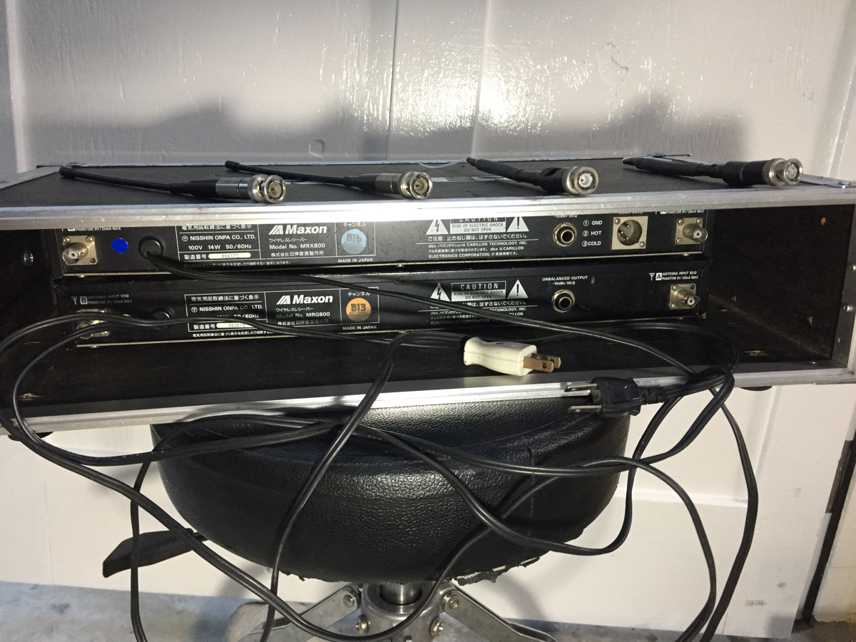 Maxon MRX800 MRG800 B帯 ワイヤレス SM58ヘッド EV 565ヘッド おまけ2Uケース おまけベルトパック ピンマイク ...