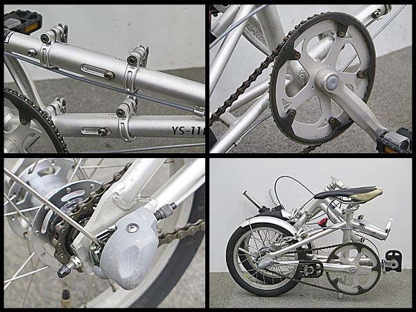 バイク技術研究所 YS-11 BIKE Xグレード 14インチ 折りたたみ自転車 内装3段変速(16インチ未満)｜売買されたオークション情報、yahooの商品情報をアーカイブ公開 ...