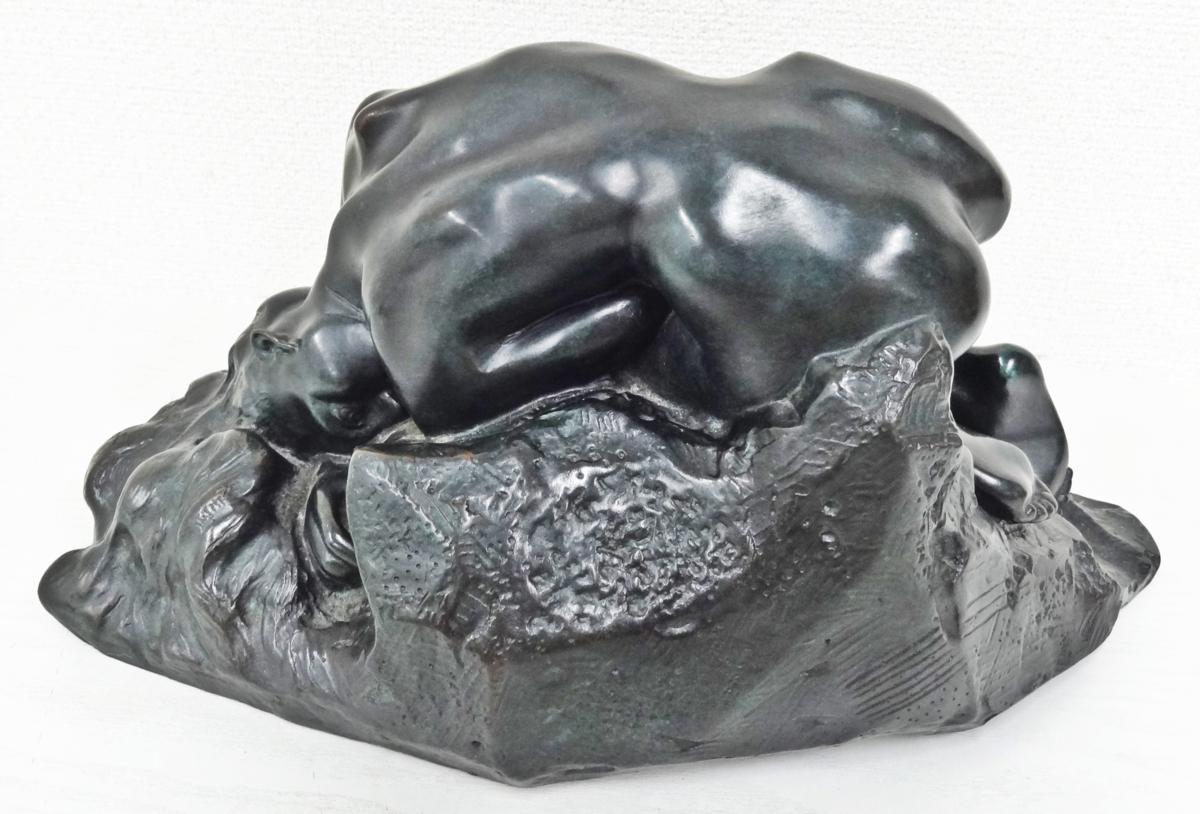 d060 西洋彫刻 銅像 Rojin 裸婦像 全長 約44cm 2(西洋彫刻)｜売買されたオークション情報、yahooの商品情報をアーカイブ公開 - オークファン（aucfan.com）