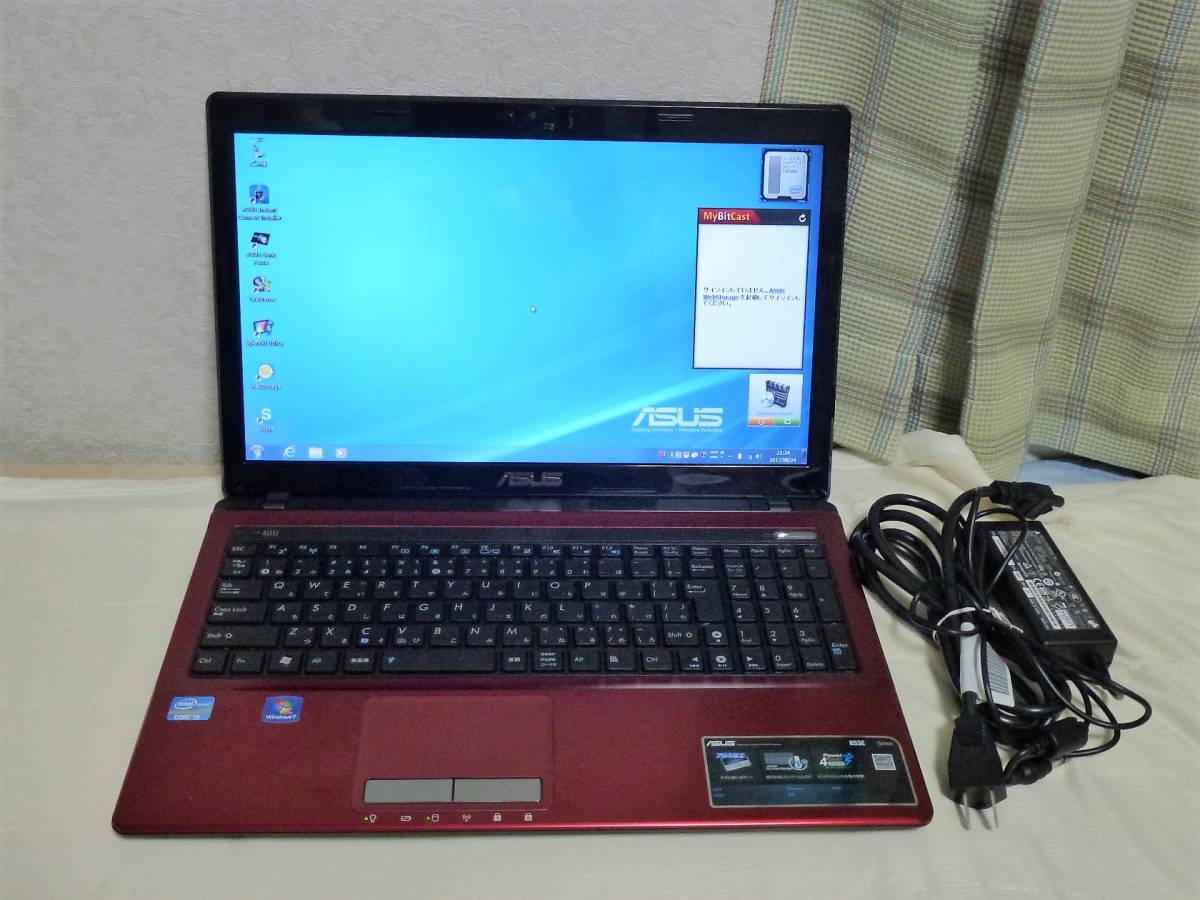 ASUS K53E 高性能据え置きノート i5-2410M2.9GHz 4GB HDD320GB 赤(15インチ～)｜売買されたオークション ...