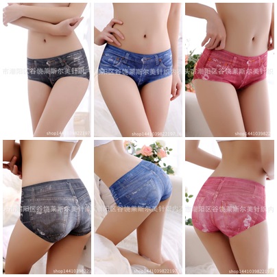 335a レディース ショーツ デニム柄 パンティ セット3枚(スタンダード)｜売買されたオークション情報、yahooの商品情報をアーカイブ公開 - オークファン（aucfan.com）