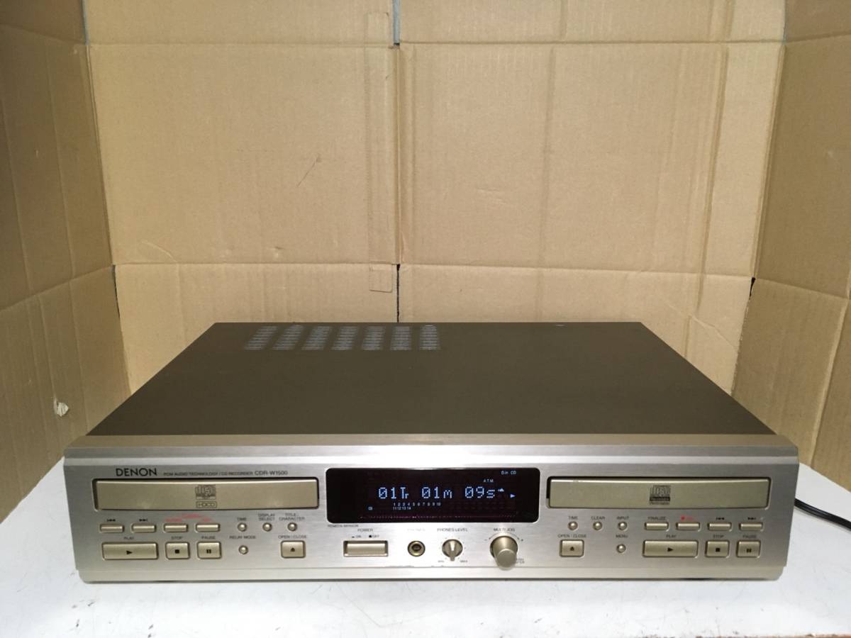 DENON CDR-W1500 6111506989(DENON)｜売買されたオークション情報、yahooの商品情報をアーカイブ公開 - オークファン（aucfan.com）