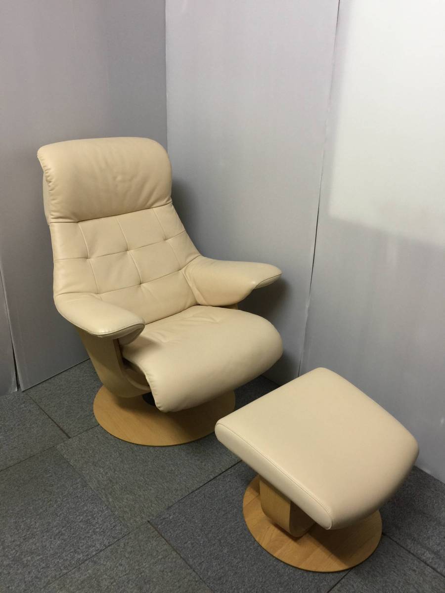 karimoku/カリモク THE FIRST/ザ ファースト パーソナルチェア オットマン付き RU72 Mサイズ I-86(カリモク家具 ...