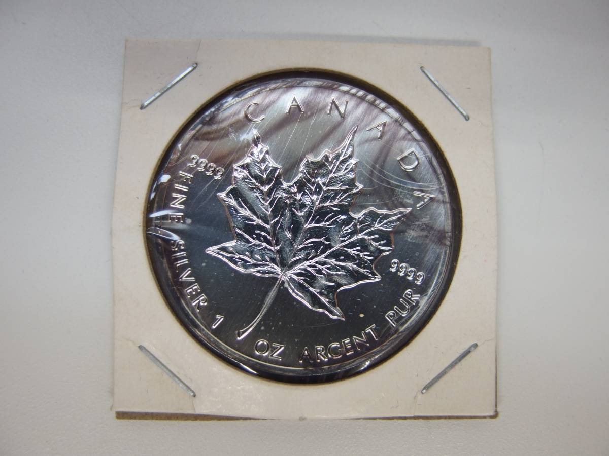 カナダ 5ドル メイプルリーフ銀貨 1オンス 1991年 純銀 #5402(北アメリカ)｜売買されたオークション情報、yahooの商品情報を ...