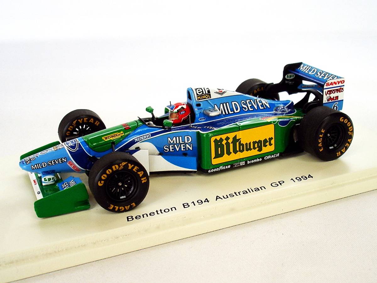 1/43 ベネトン B194 J.ハーバート オーストラリアGP マイルドセブン仕様(レーシングカー)｜売買されたオークション情報、yahoo ...