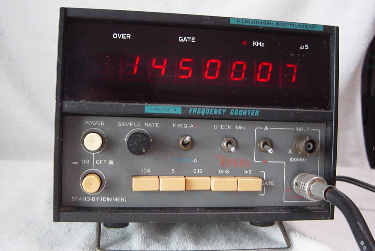 クラニシ KURANISHI Precision Frequency Counter model8060D 周波数カウンター(アクセサリ)｜売買されたオークション情報、yahooの商品情報を ...