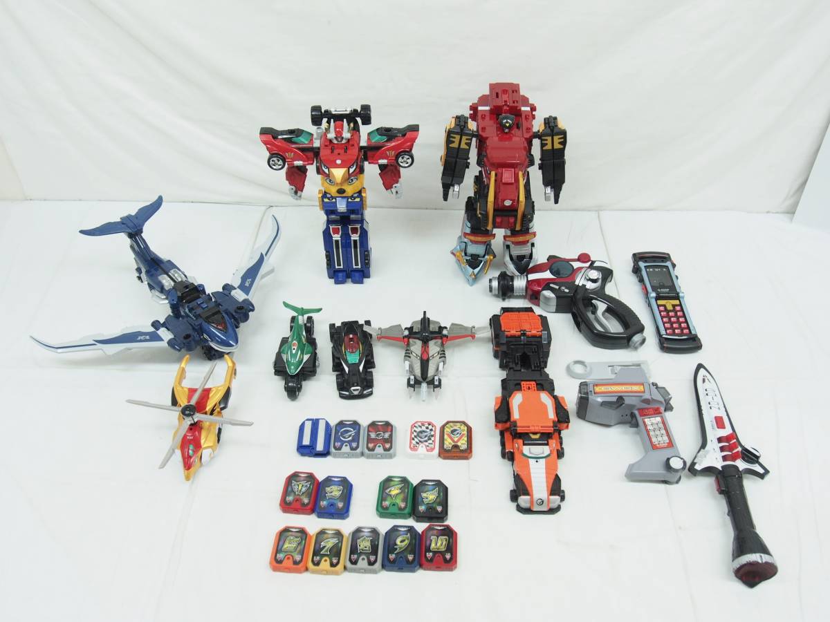 118Y 炎神戦隊ゴーオンジャー エンジンオー キョウレツオー キャリゲータ G12 マンタンガン 炎神ソウル など ロボット なりきり(戦隊 ...