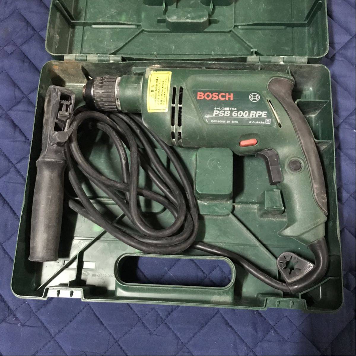 ボッシュ BOSCH 振動ドリル PSB600 RPE キーレス振動ドリル 100v DIY(本体)｜売買されたオークション情報、yahooの商品情報をアーカイブ公開 - オークファン ...