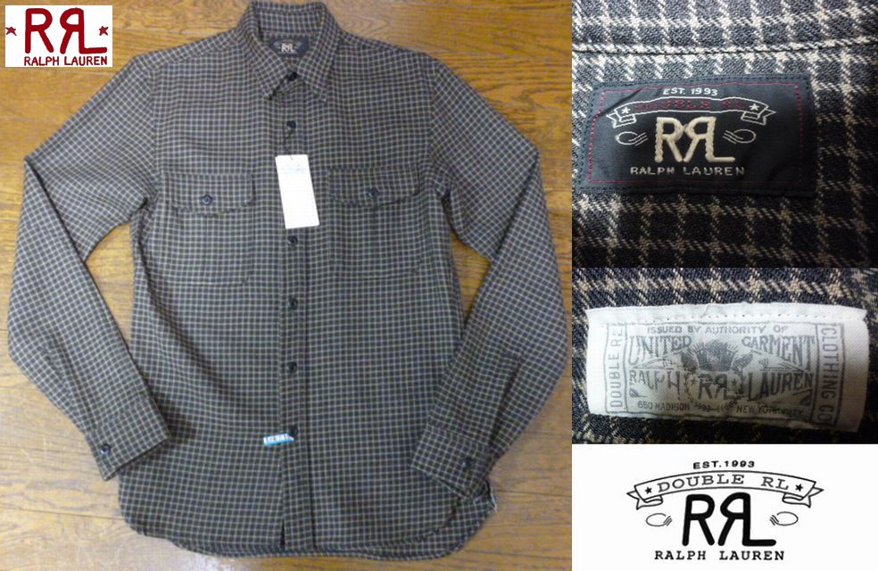 RRL/DOUBLE RL/Ralph Lauren ダブルRL チェックネルシャツ XS ブラウン系(トップス)｜売買されたオークション情報、yahooの商品情報をアーカイブ公開 ...