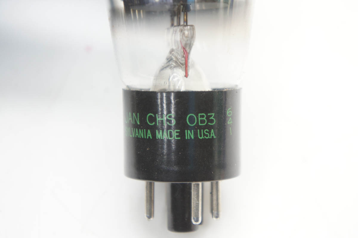SYLVANIA ELECTRIC JAN-CHS OB3 2本セット 真空管 ビンテージ アンティーク 箱あり(真空管)｜売買された ...