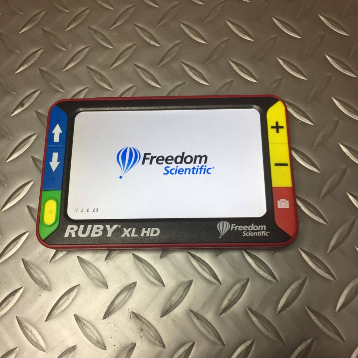xj8436 Freedom Scientific ハンドヘルド 拡大読書器 5インチ RUBY XL HD 拡大鏡 虫眼鏡(その他拡大鏡 ...