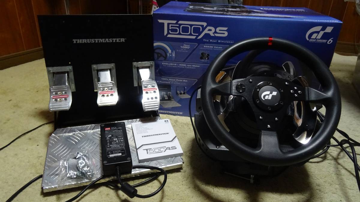 スラストマスター Thrustmaster T500RS Racing Wheel レーシング ホイール ハンコン(アクセサリ、周辺機器 ...