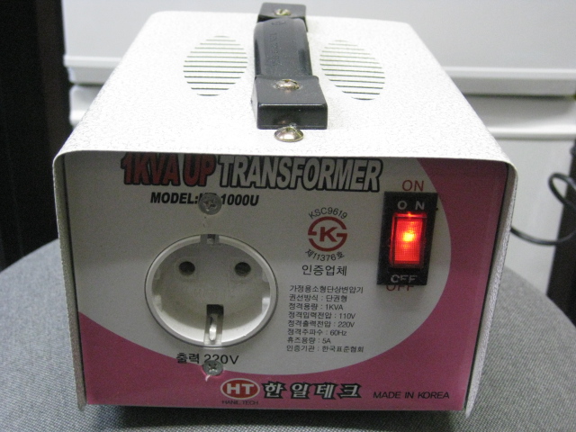 韓国製 昇圧トランス 1KVA UP HT-1000U 110V→220V(昇圧トランス、昇圧器)｜売買されたオークション情報、yahooの商品情報をアーカイブ公開 - オークファン ...