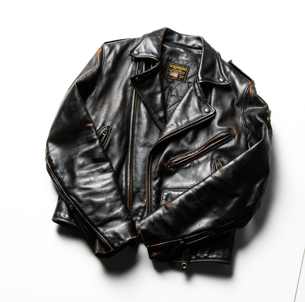 ワンオーナー ビンテージ バンソン レザーライダース C2 最低落札無しの Vanson leathers’ Riders Leather Jacket C2(ライダースジャケット)｜売買され ...
