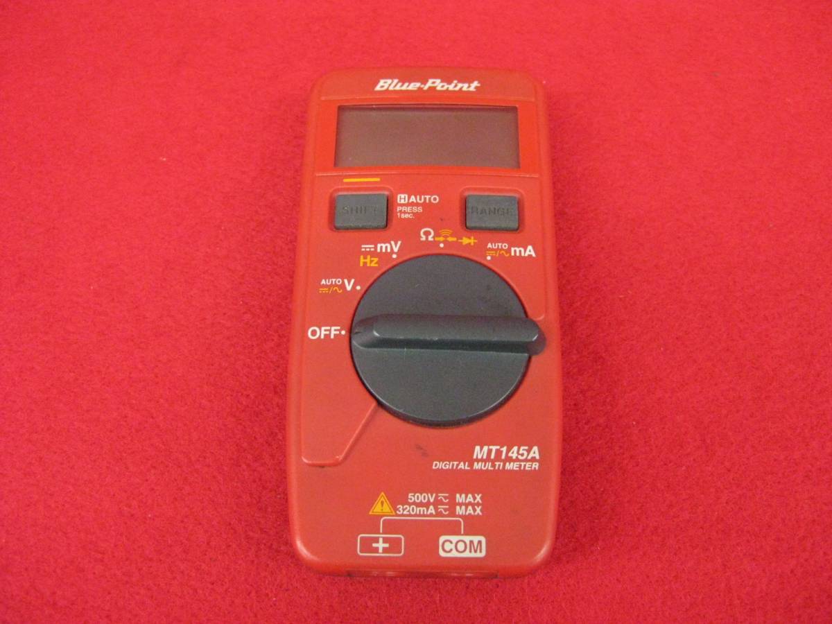ハッピー Snap-on スナップオン Blue Point ブルーポイント テスター MT145A デジタルテスター デジタルマルチメーター ...