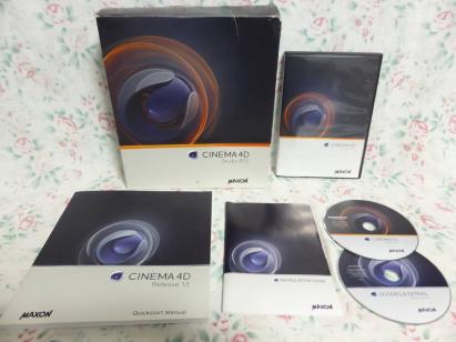 MAXON Cinema 4D R13 Studio for Win/MacOSX パッケージセット シリアルつき 日本語版 Maya 3ds ...