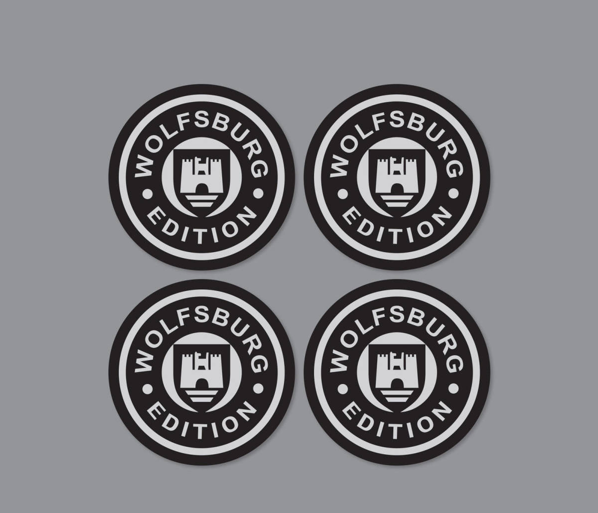 VW Wolfsburg Stickers ワーゲン ステッカー シール デカール 45mm 4枚セット(自動車メーカー別)｜売買された ...