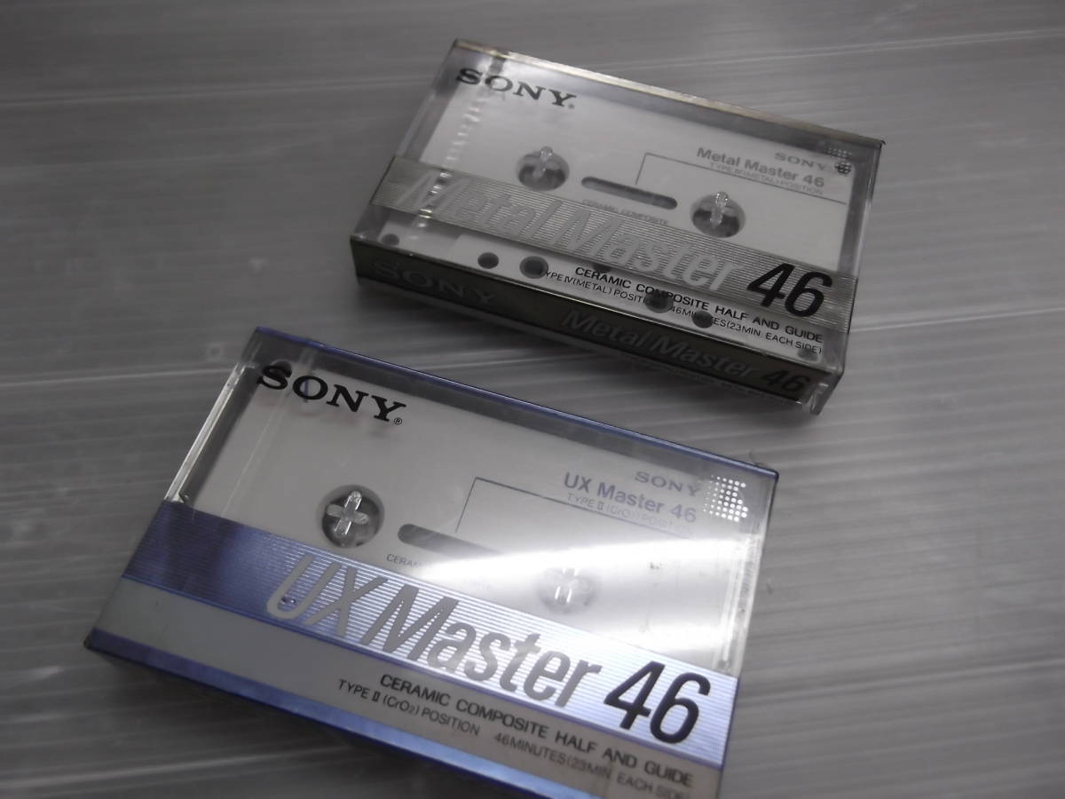 SONY METAL TAPE ソニー メタルテープ 2本セット METAL MASTER 46 UX MASTER 46(記録媒体)｜売買さ ...