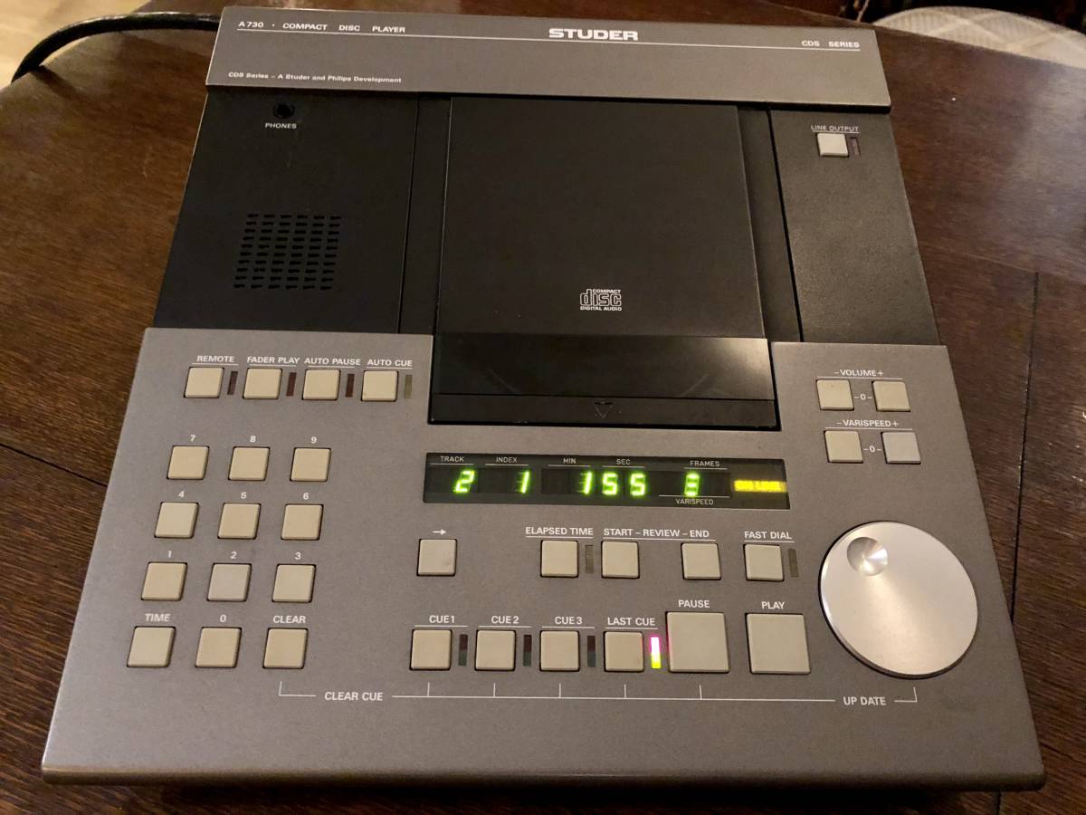 STUDER A730 シリアルNo.18 初期型 なCDM-3 スチューダー 委託品(一般)｜売買されたオークション情報、yahooの商品 ...