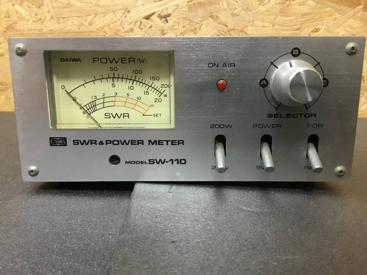 DAIWA SWR&POWER METER SW－110 ジャンク品(アクセサリ)｜売買されたオークション情報、yahooの商品情報を ...