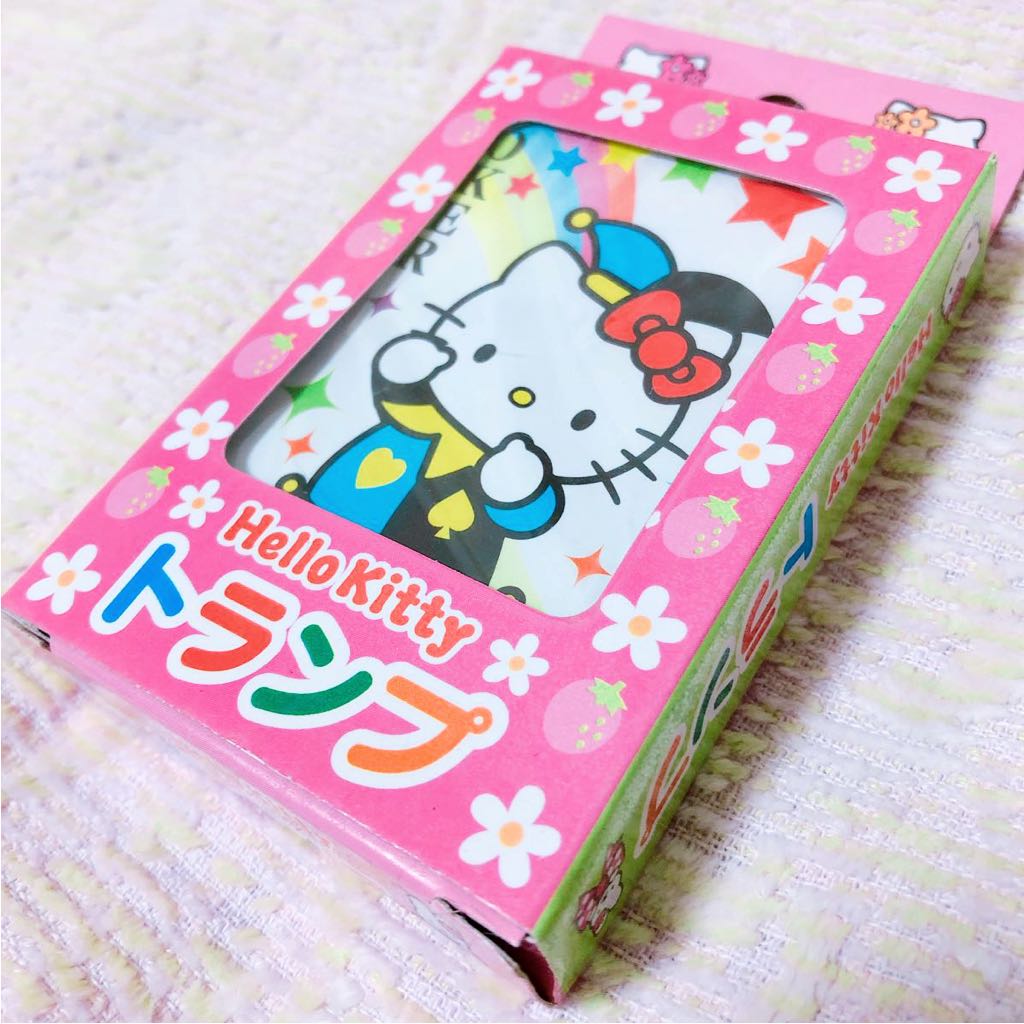 HelloKitty ハローキティ トランプ SANRIO サンリオ ベル玩菓 カード ゲーム 祭り 景品 紙 可愛い ピンク 猫 リボン ジョーカー(ハローキティ)｜売買されたオークション ...