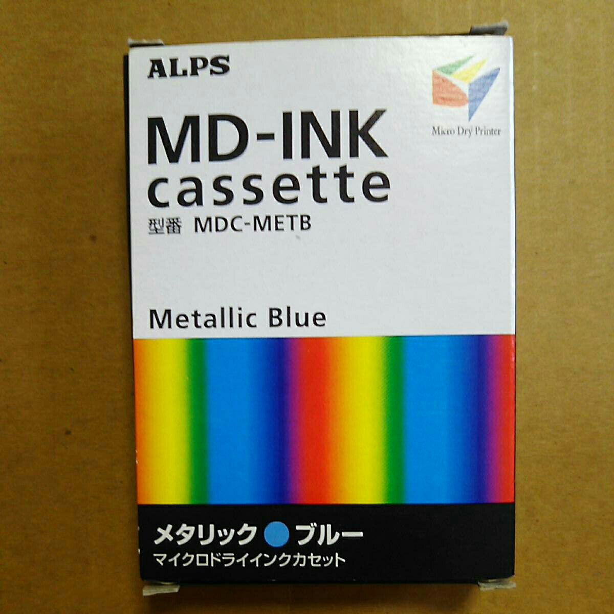 ALPS アルプス MD-INK 紙用 メタリックブルー MDC-METB マイクロドライインクカセット(インクリボン)｜売買された ...