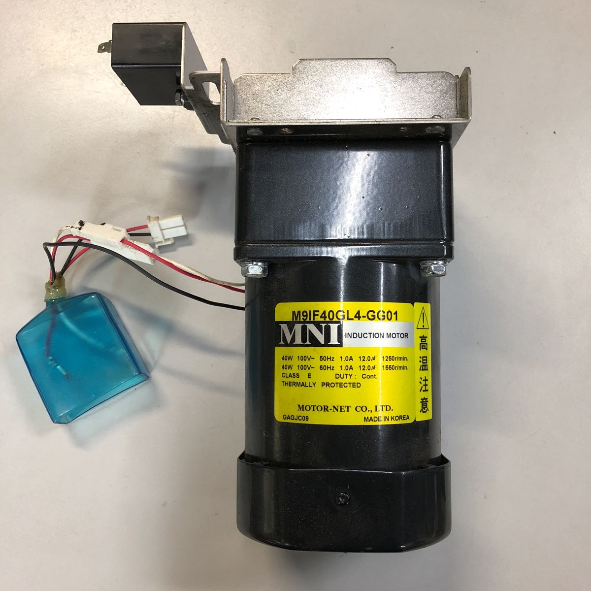 418 MOTOR-NET 100Vモーター M91F40GL4-GG01 コンデンサ付属(その他)｜売買されたオークション情報、yahooの ...